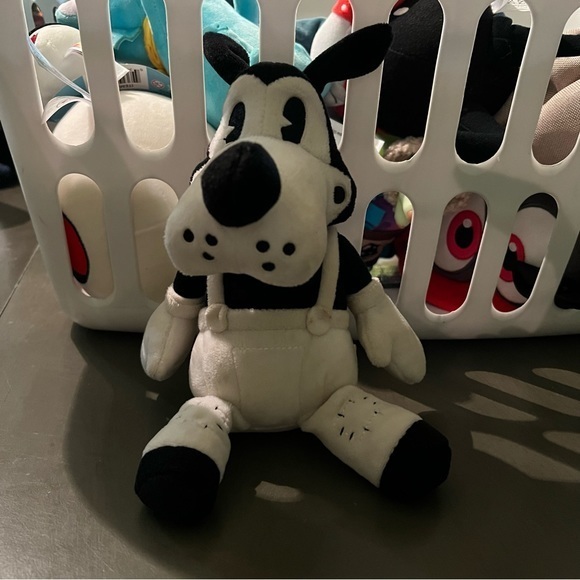 Toys | Bendy And The Ink Machine Boris Plush Black And White | Poshmark